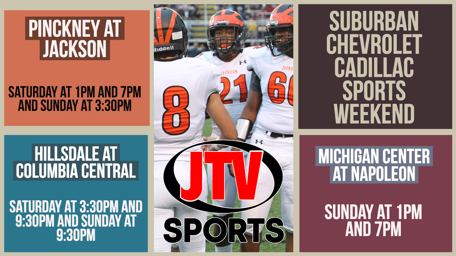 Saturday, October 13 - Sunday, October 14, 2018 - JTV Jackson