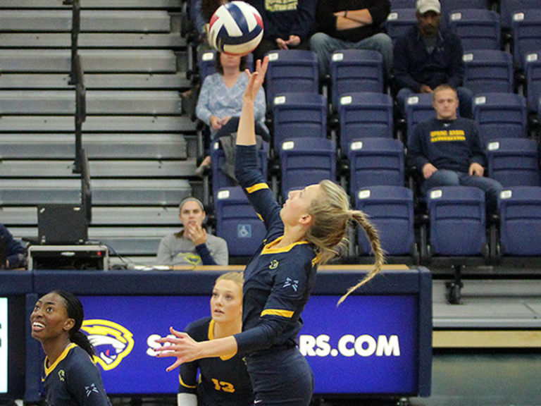 Spring Arbor University’s volleyball team landed five players on the ...