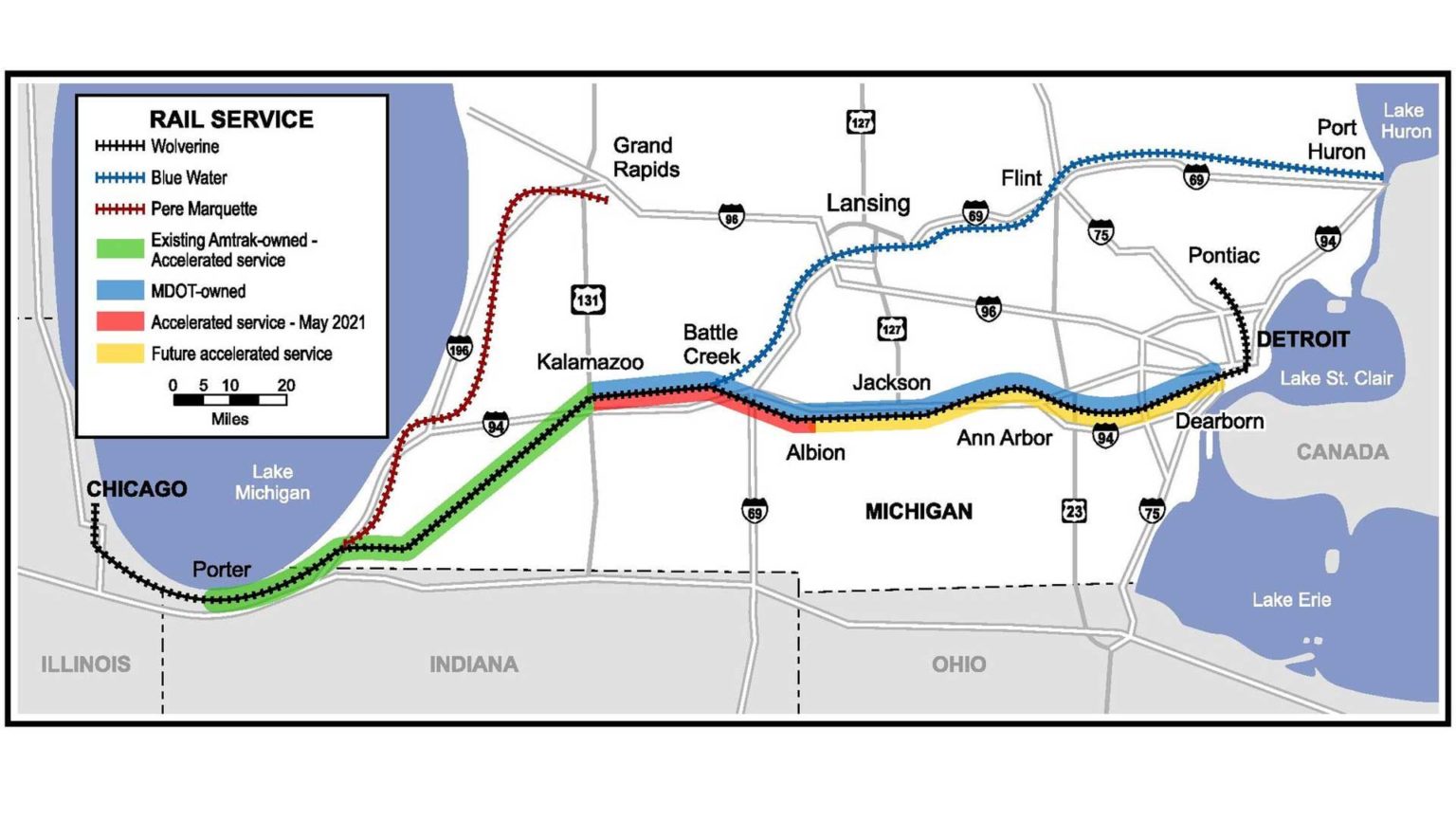 Amtrak Announces Accelerated Speeds and Return of Additional Wolverine ...