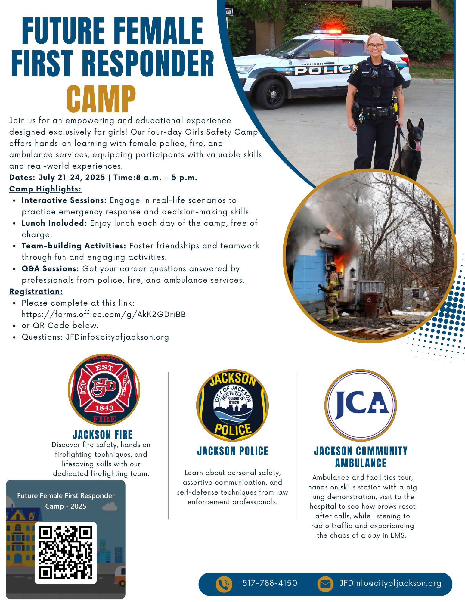 Future Female First Responder Camp Returns This Month | JTV