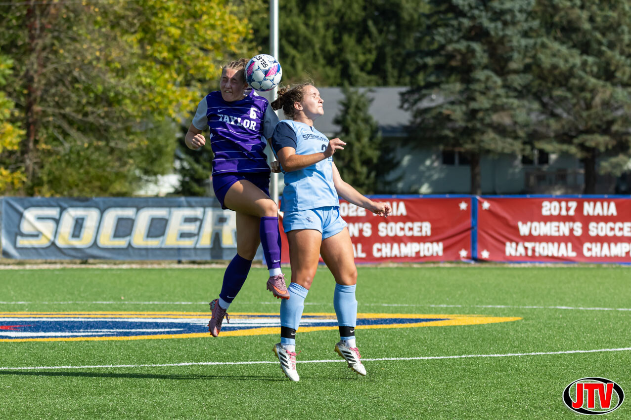 Women’s Soccer Taylor vs Spring Arbor Univ., 10-4-25 | Photo Gallery | JTV
